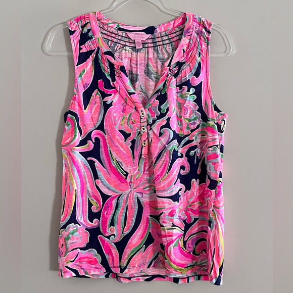Lilly Pulitzer | Tops | Lilly Pulitzer Med Vibrant Colors | Poshmark